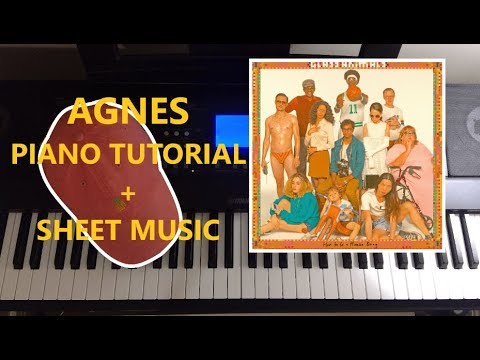 AGNES PIANO TUTORIAL (SHEET MUSIC) - Glass Animals - YouTube