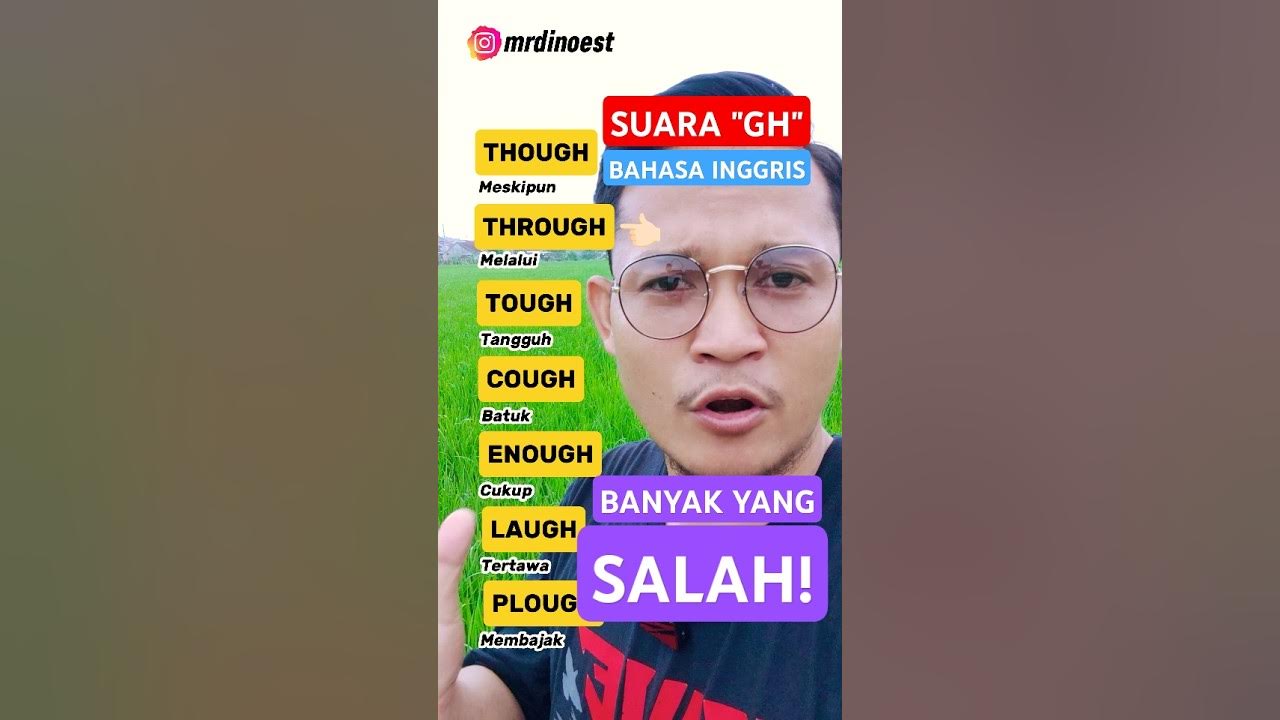 Begini suara "GH" dalam Bahasa Inggris #shorts #learnenglish #englishlearning #bahasainggris # ...