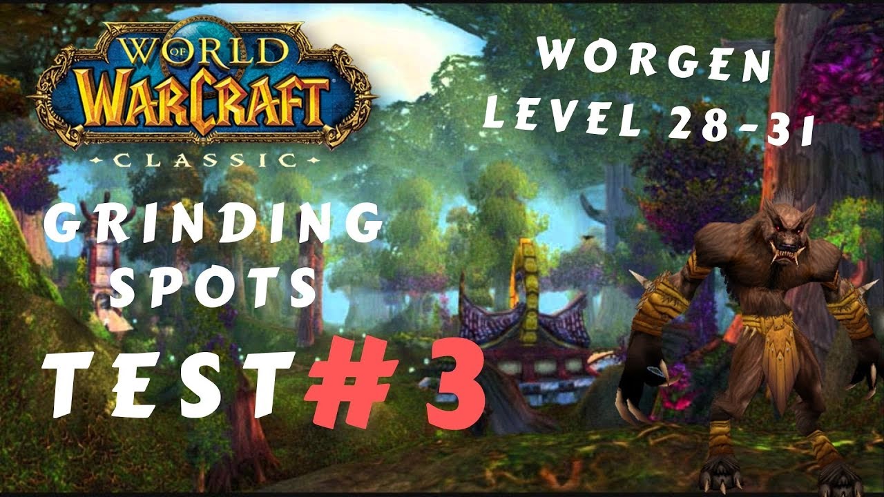 Grinding Spots Tested #3 | 26K XP/H @ Level 30 | Classic WoW - YouTube