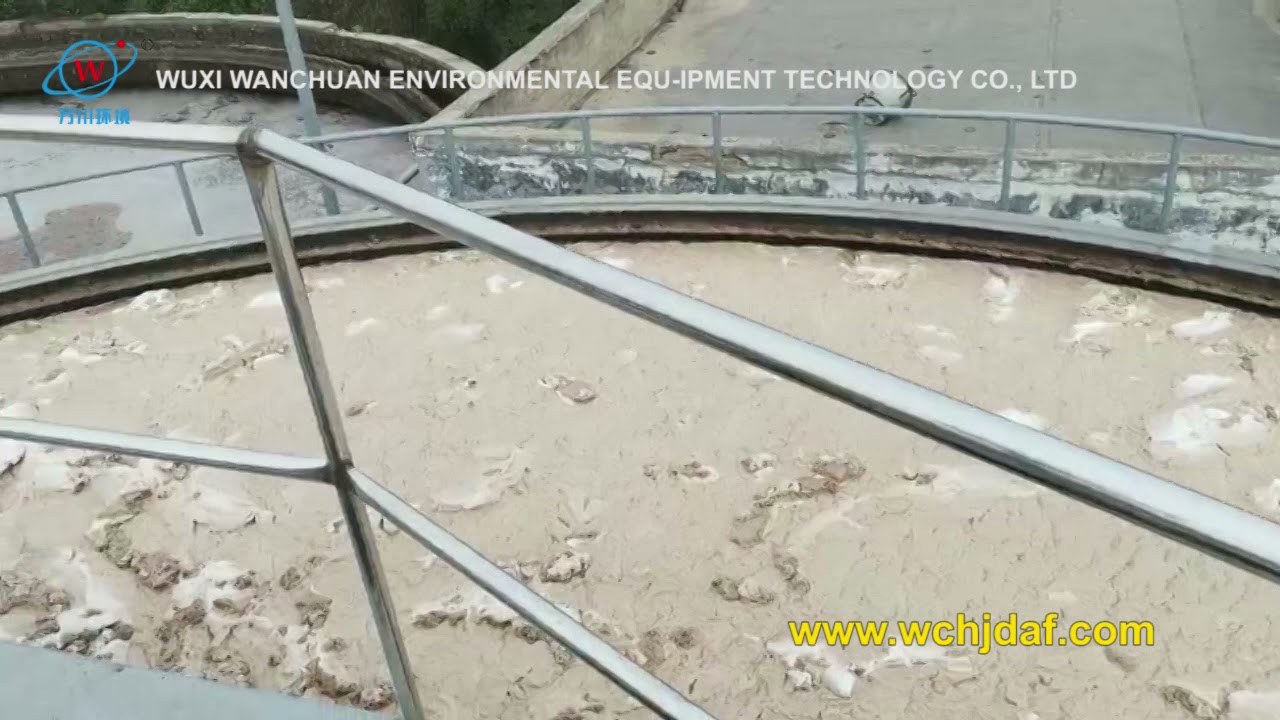 Dissolved air flotation clarifier for sludge thickening,water ...