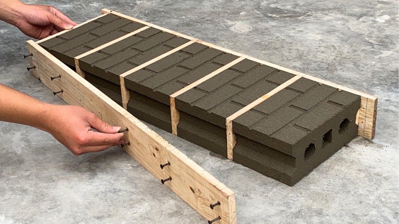 I Cast Brick With Topology Using Cement Pallets Create Beautiful ...