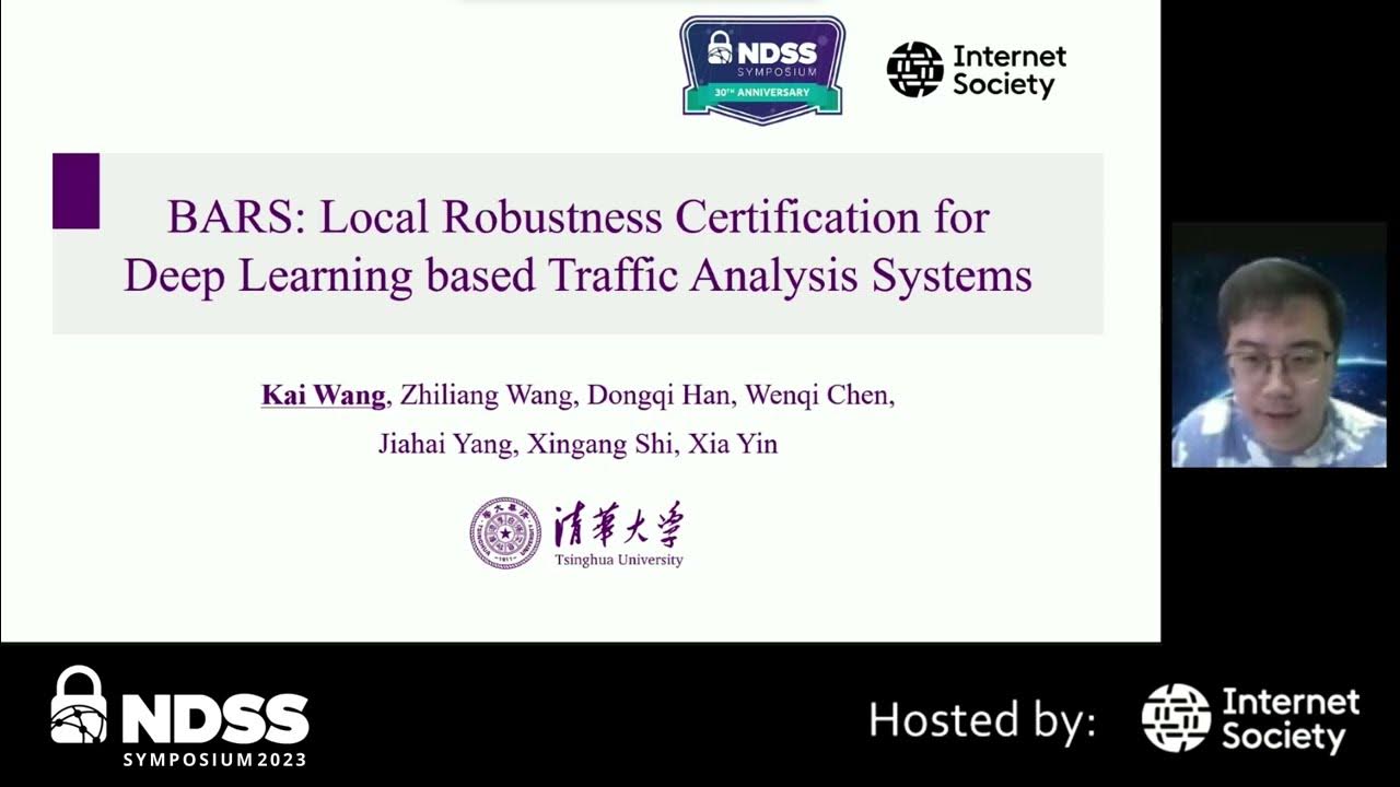 Ndss 2023 Bars Local Robustness Certification For Deep Learning Based Traffic Analysis