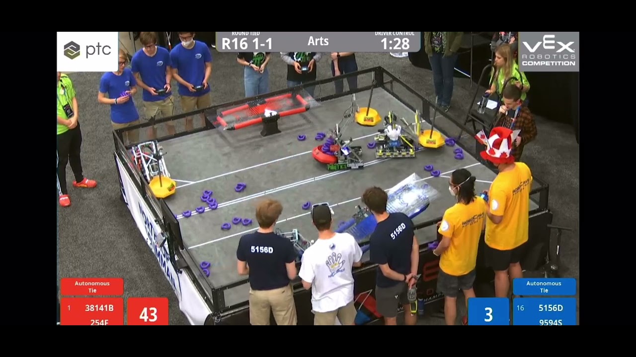 R16 1-1 Arts Division Vex Tipping Point Worlds - YouTube