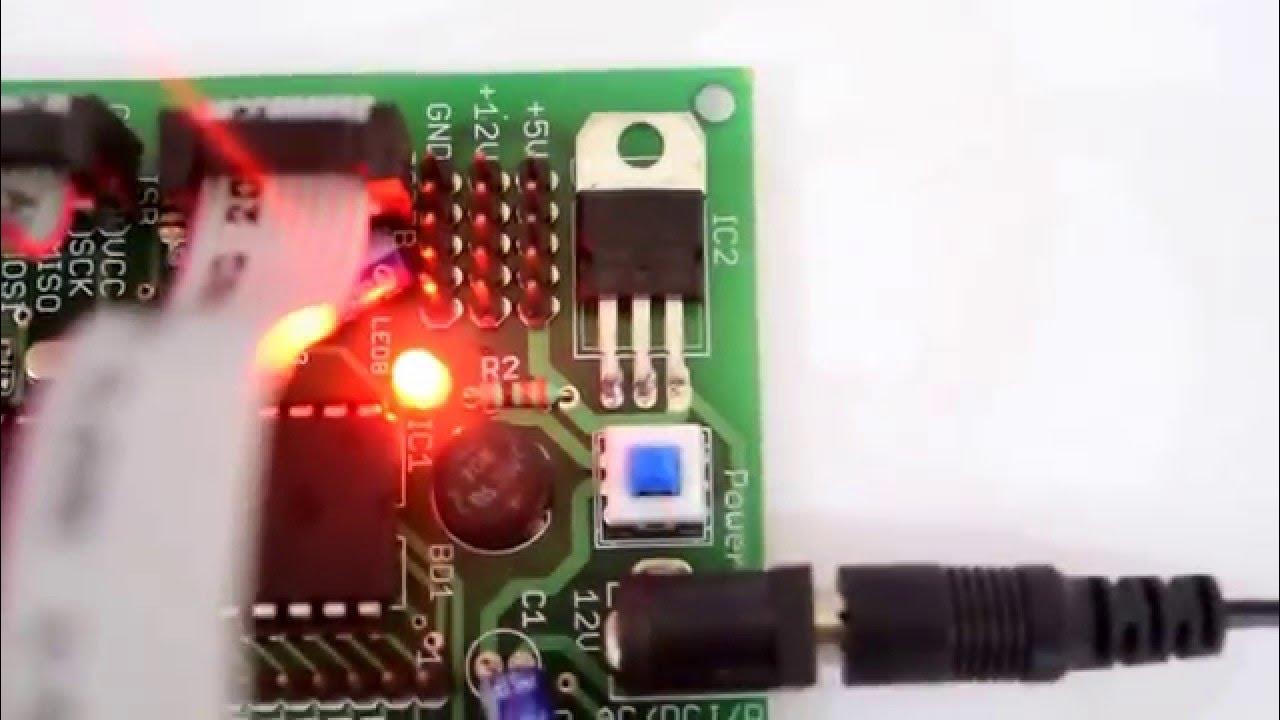 Character Display in 128X64 Graphical LCD with AVR ATmega16 Microcontroller by ABLab Solutions ...