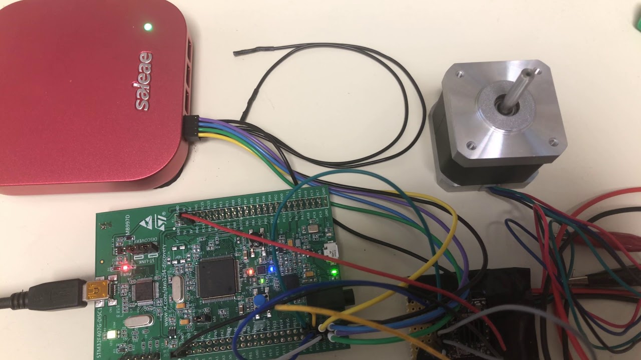 Stepper motor testing - YouTube