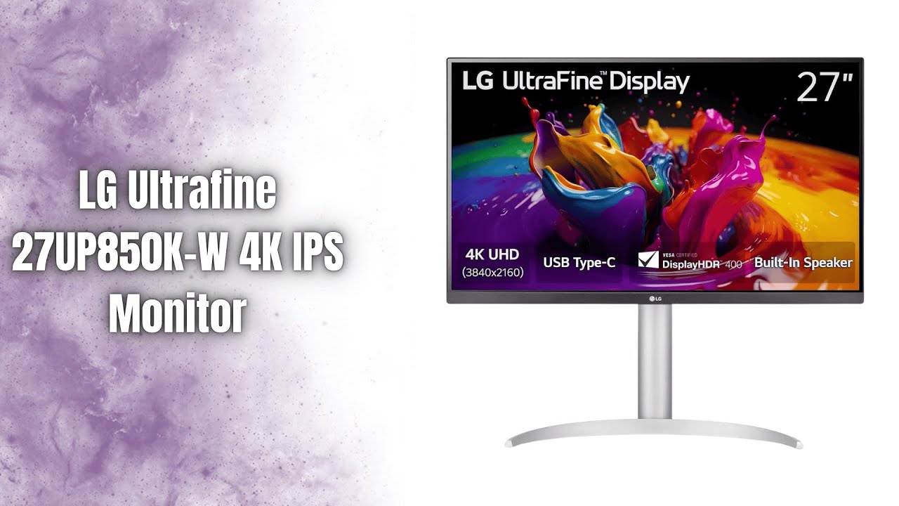 LG Ultrafine 27UP850K-W Review | Stunning 4K IPS Monitor with USB-C ...