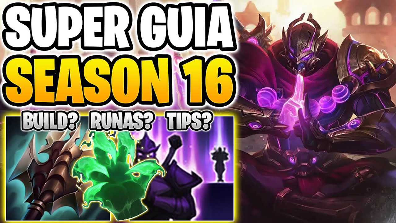 GUIA DE SHEN SEASON 16 | COMO JUGAR SHEN TOP FACIL Y RAPIDO | BUILD ...