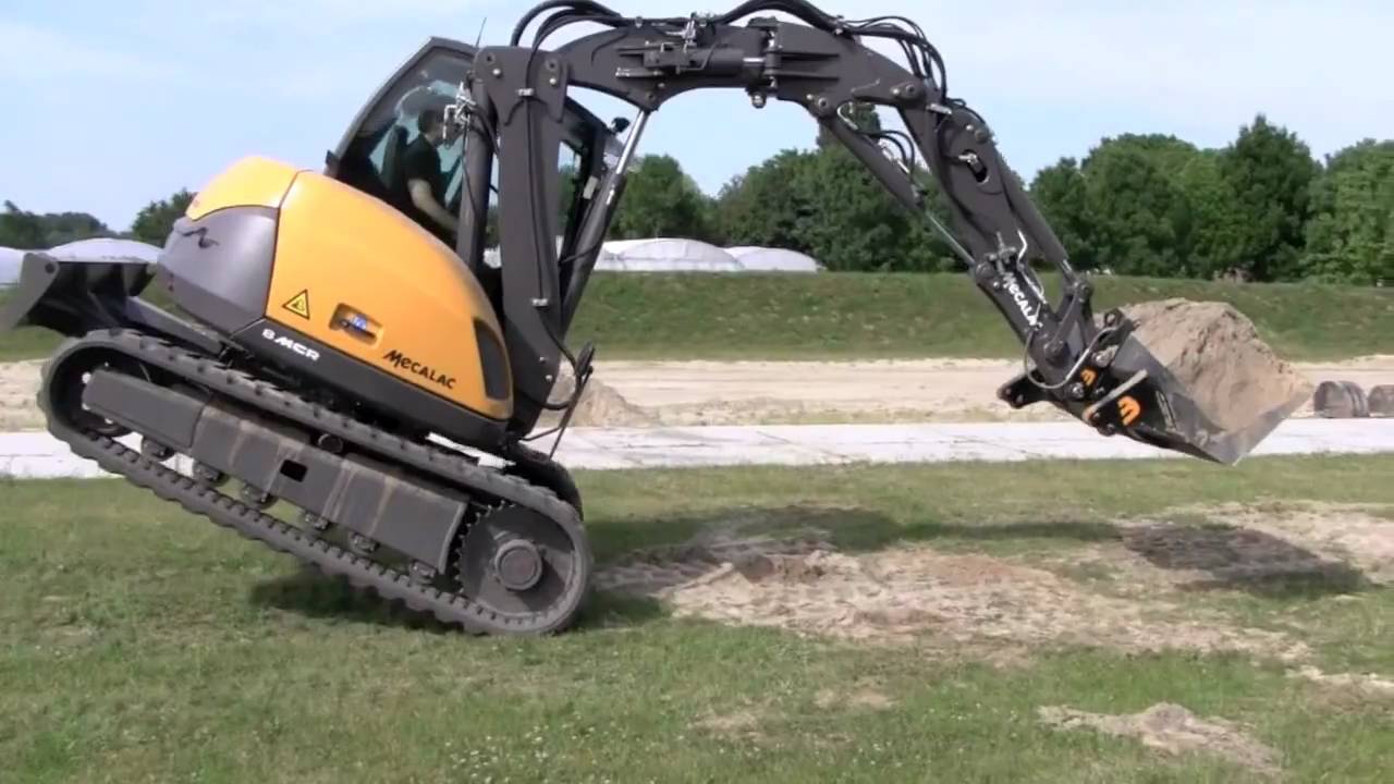 mecalac 8mcr totally in balance - YouTube