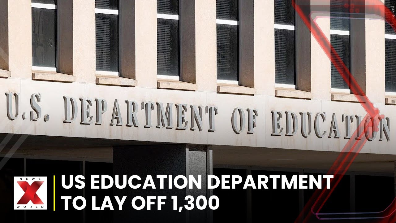 US Education Department to Lay Off 1,300 Employees | NewsX World - YouTube