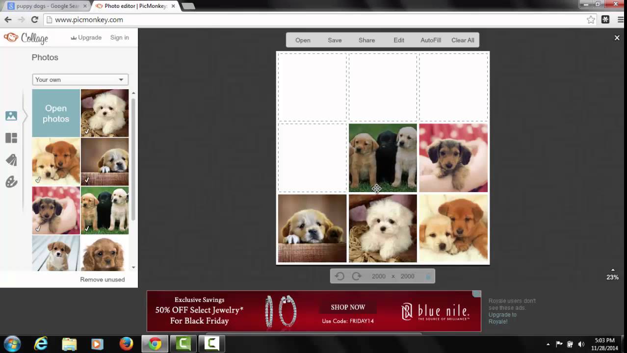 Picmonkey Collage Tutorial - YouTube