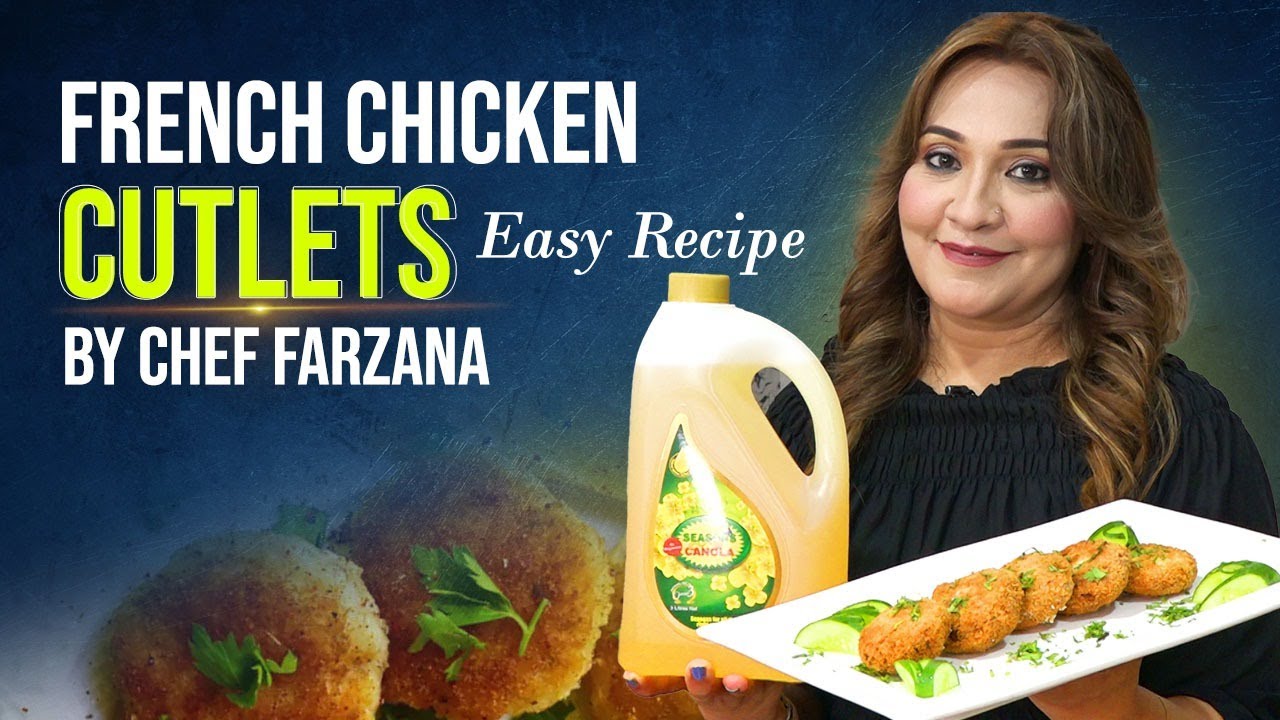 French Chicken Cutlets Easy Recipe by chef Farzana | How to Make French ...