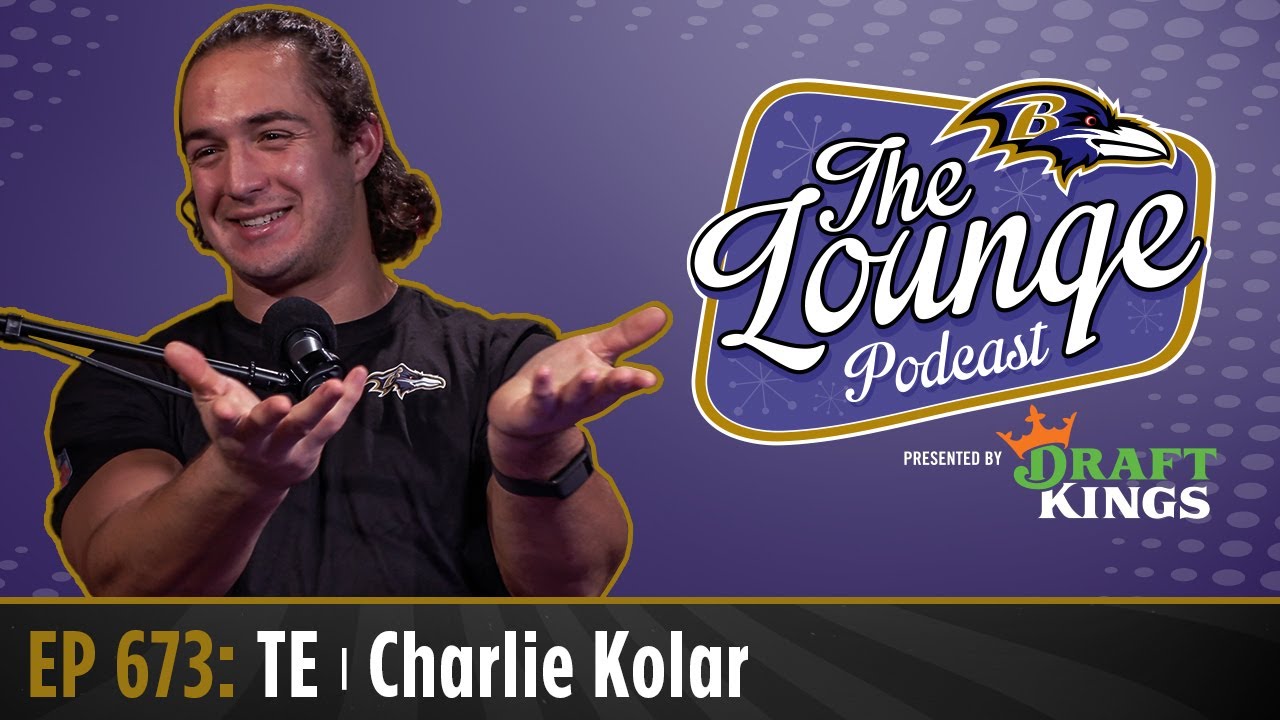 Charlie Kolar Joins The Lounge | Baltimore Ravens - YouTube
