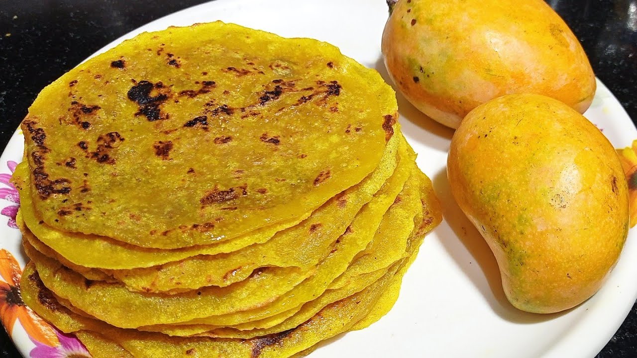 Delicious Mango Holige 😋😋 / Holige Recipe / Mango Recipe / ಮಾವಿನಹಣ್ಣಿನ ...