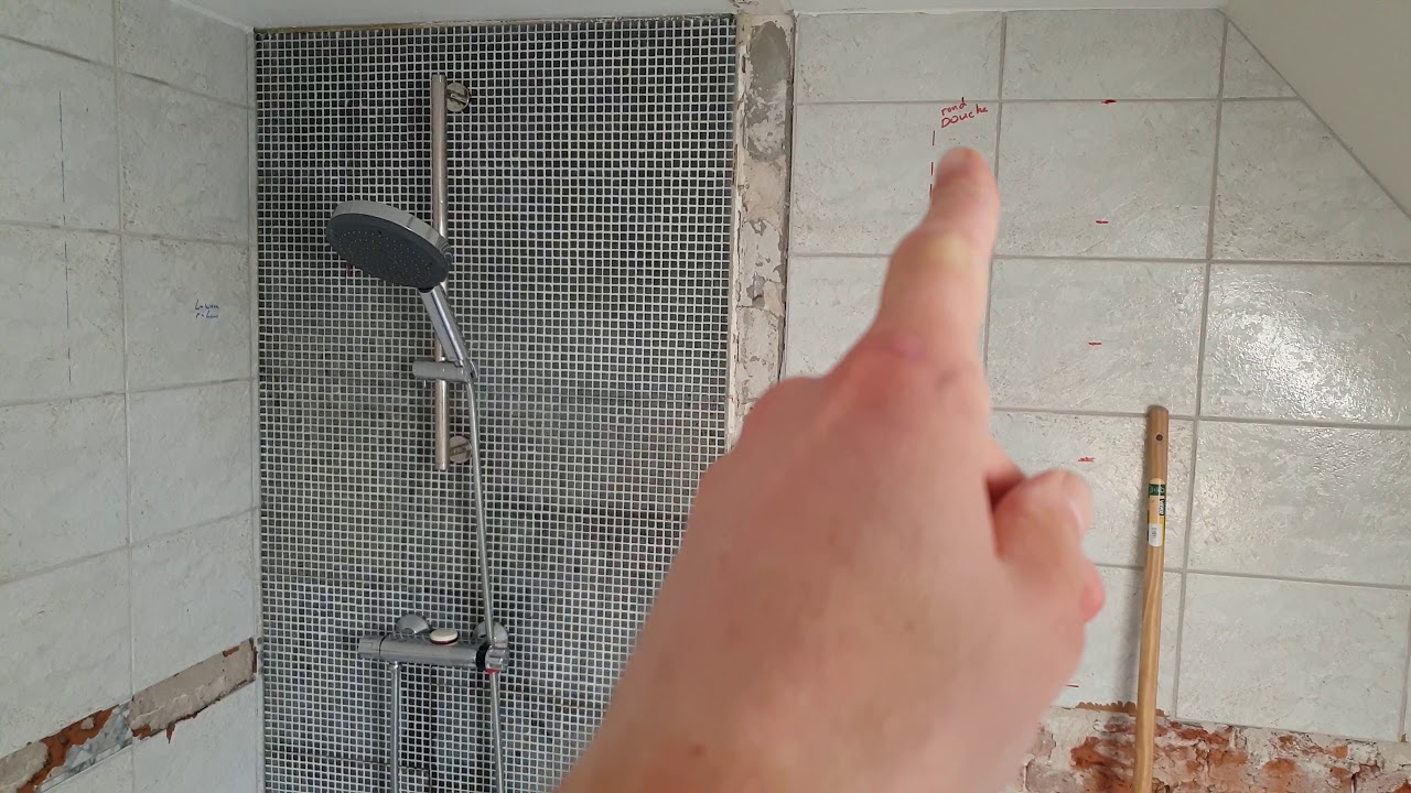 Inloopdouche Maken in Badkamer Eensgezinswoning - YouTube