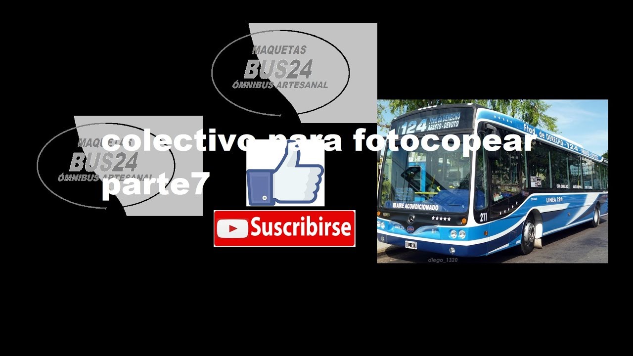 COLECTIVOS PARA FOTOCOPEAR PARTE 7 BUS24 - YouTube