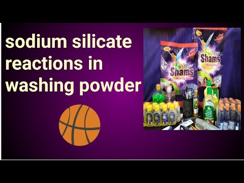 #08 sodium silicate l washing powder softener and builder - YouTube