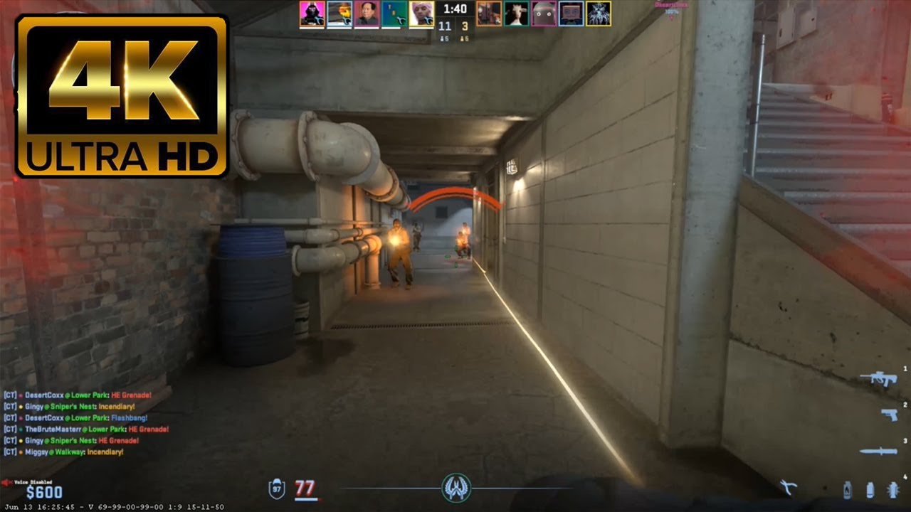 Counter Strike 2 Gameplay 4K (No Commentary) - YouTube