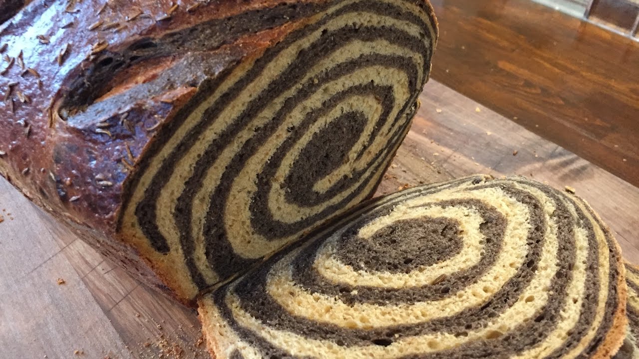 Slight Sourdough Marble Rye - YouTube