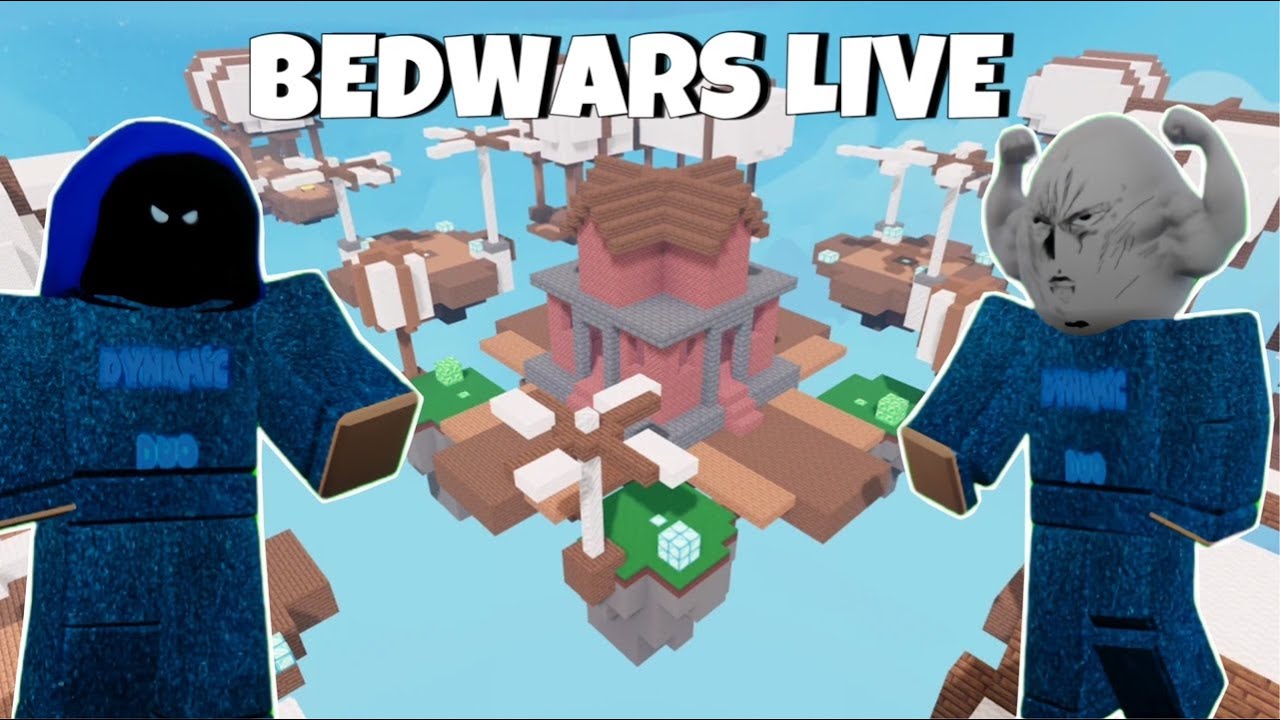 Playing Roblox Bedwars Live! - YouTube