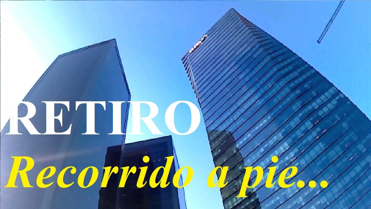 RETIRO CABA ARGENTINA RECORRIDO A PIE WALKING TOUR - YouTube