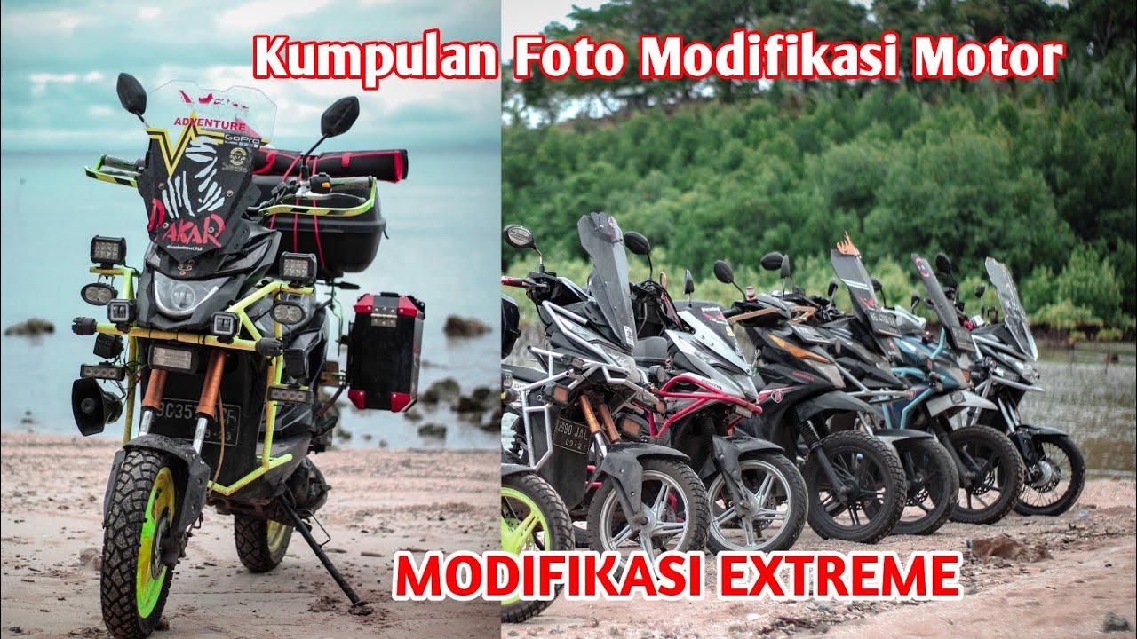 KUMPULAN MATIC MODIFIKASI ADVENTURE TOURING, BEAT JINJIT extreme ,beat ...