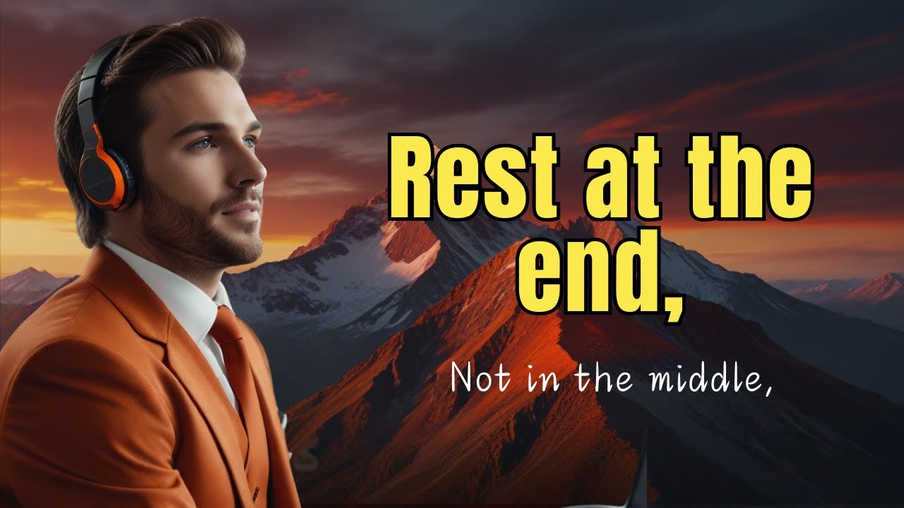Rest At The End, Not In The Middle, | I’m boosting 🚀 my Courage/Morale ...