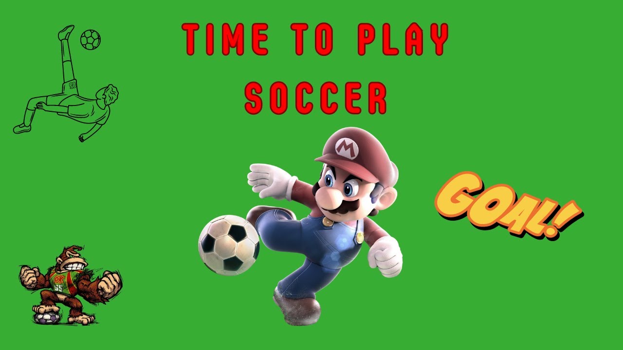 Super Mario Bros Prep for Soccer Match & Learn English Together! - YouTube