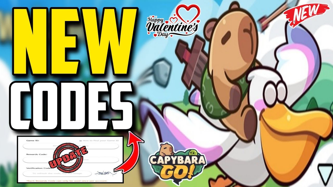 Capybara Go‼️New Codes 2025 - Capybara Go Redeem Codes February ...