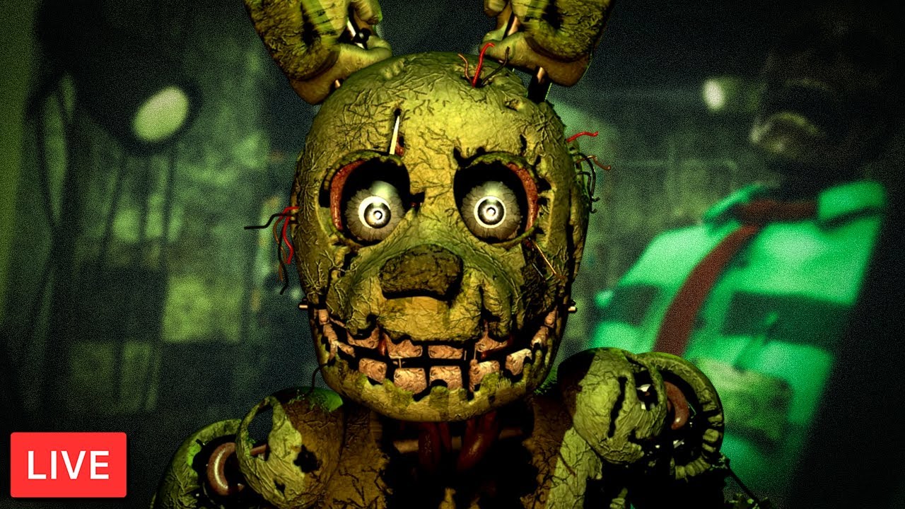 🔴ONE NIGHT AT SPRINGTRAPS REMASTERED, roblox & indie horror games ...