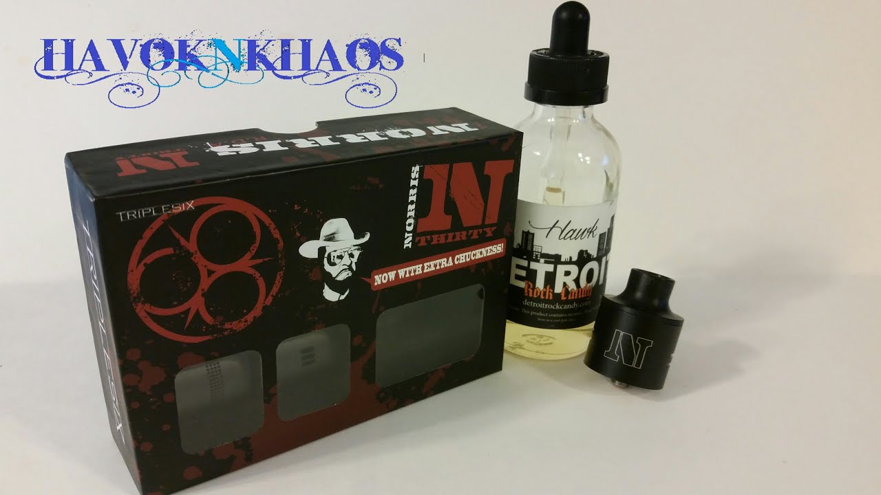 The Norris 30MM RDA from Triplesix Modz! - YouTube