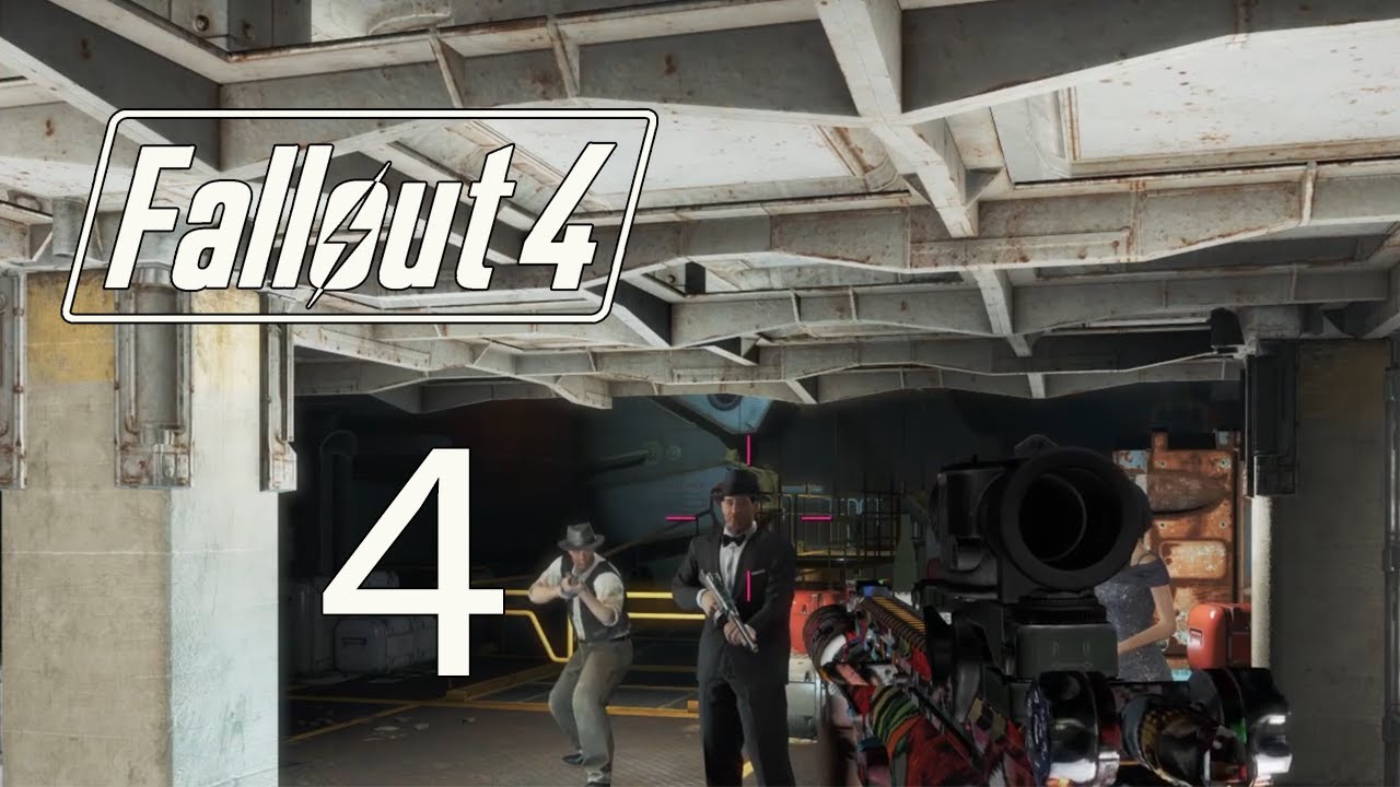 Let's Play Fallout 4 Part 4 Nick Valentine and The Mob Boss of Vault ...