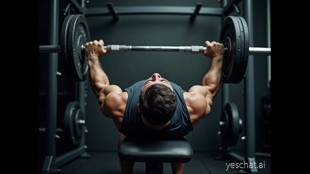 Time efficient bench press training session - YouTube