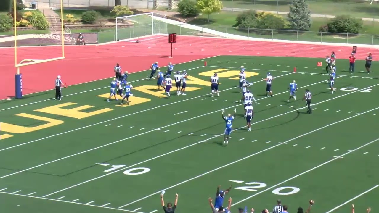 Tabor College Bluejays Football vs Avila University Eagles Highlights ...
