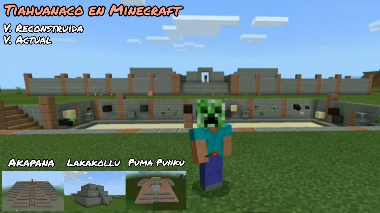 Tiahuanaco en Minecraft / La Paz - Bolivia - YouTube