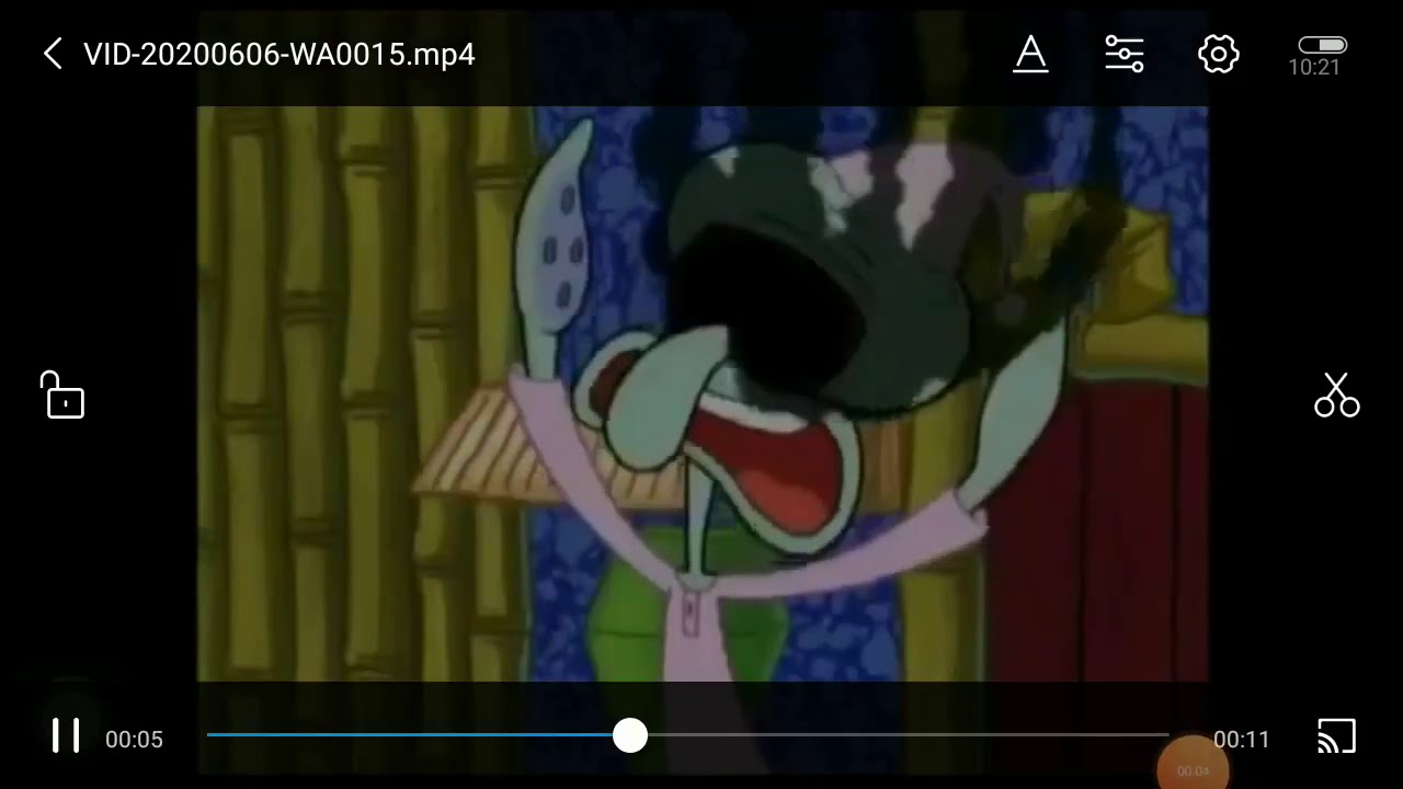 Squidward craming fire eye - YouTube