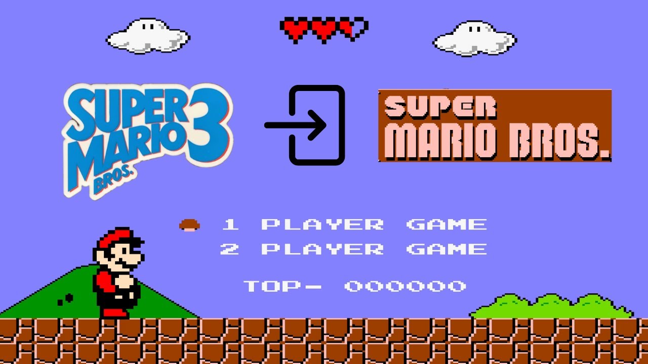 Super Mario Bros. 3 in SMB1 #mario #supermariobros #mariohack # ...