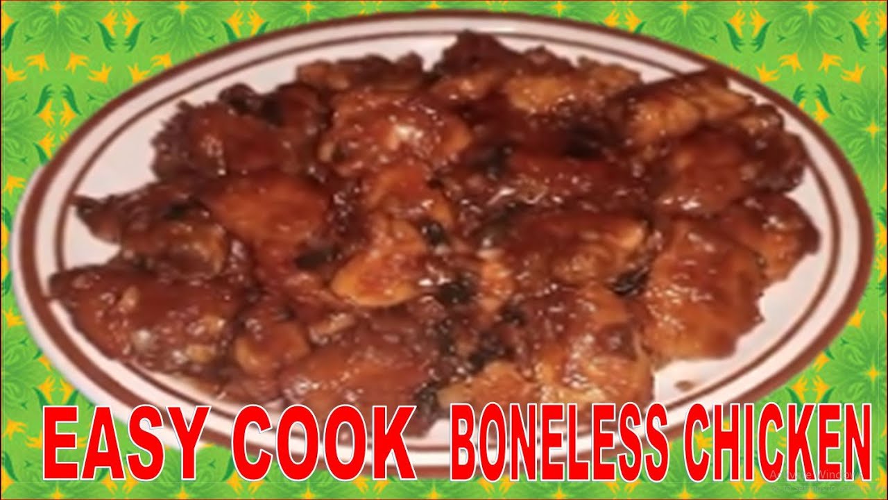 Ganito pala gawin sa boneless na manok masarap at malinamnam.. - YouTube