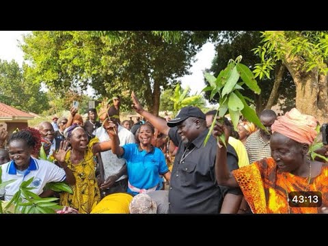 Gen. Otema Awany Campaigning - YouTube