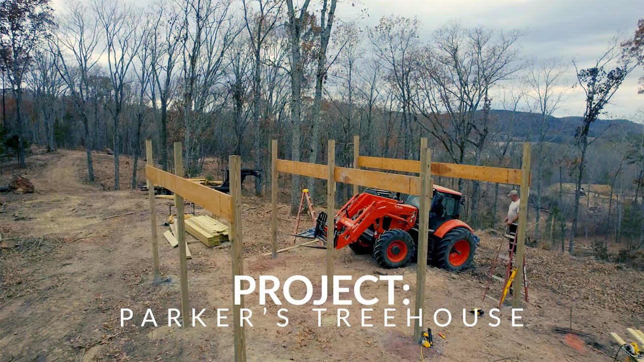 Off Grid Cabin Build | Part 1: Breaking Ground - YouTube