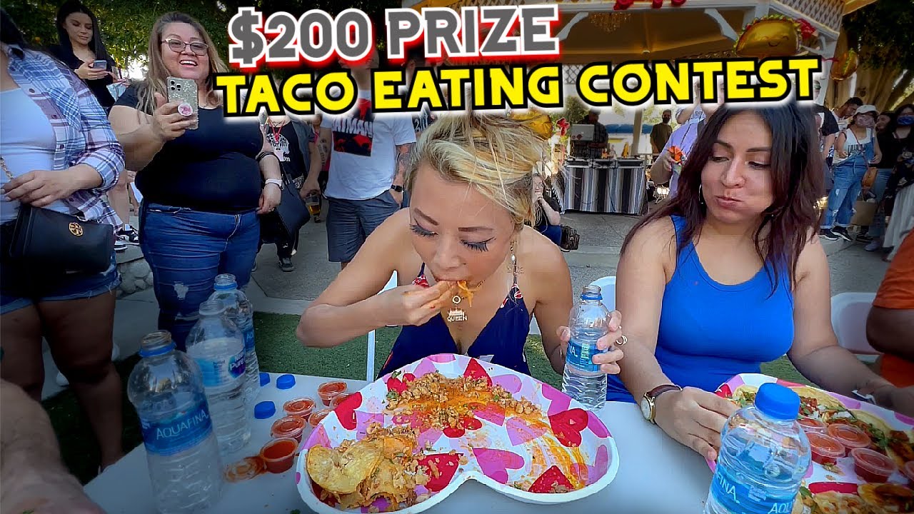 $200 CASH PRIZE TACO EATING CONTEST at Gente Market in Santa Ana, CA ...