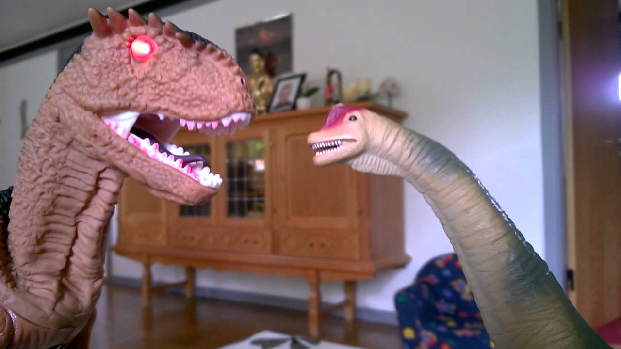 T-Rex vs. Diplodocus - YouTube