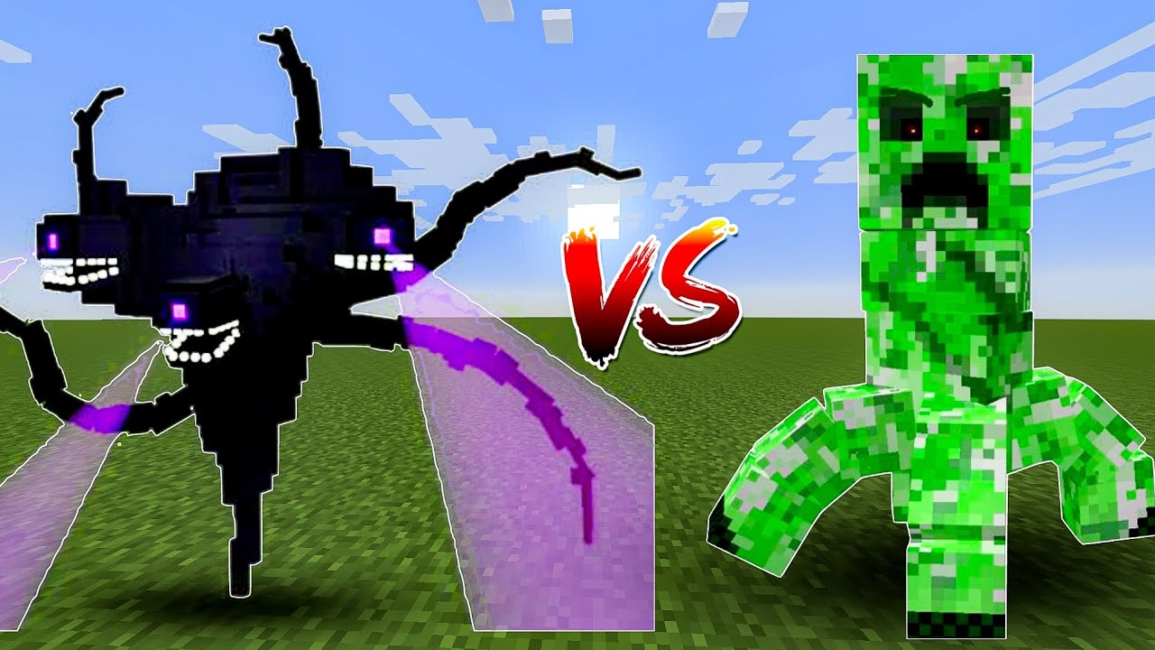 Minecraft Wither Storm Vs Creeper Titan|| ‍🔥 - YouTube