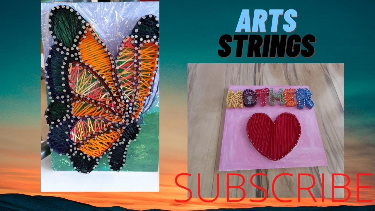 HOME DECO DIY STRING ARTS PARU PARO AND OTHER PART 2/DO IT YOURSELF ...