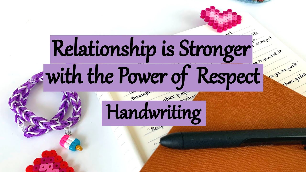 Daily Inspiration in Handwriting - Relationship is Stronger with the ...