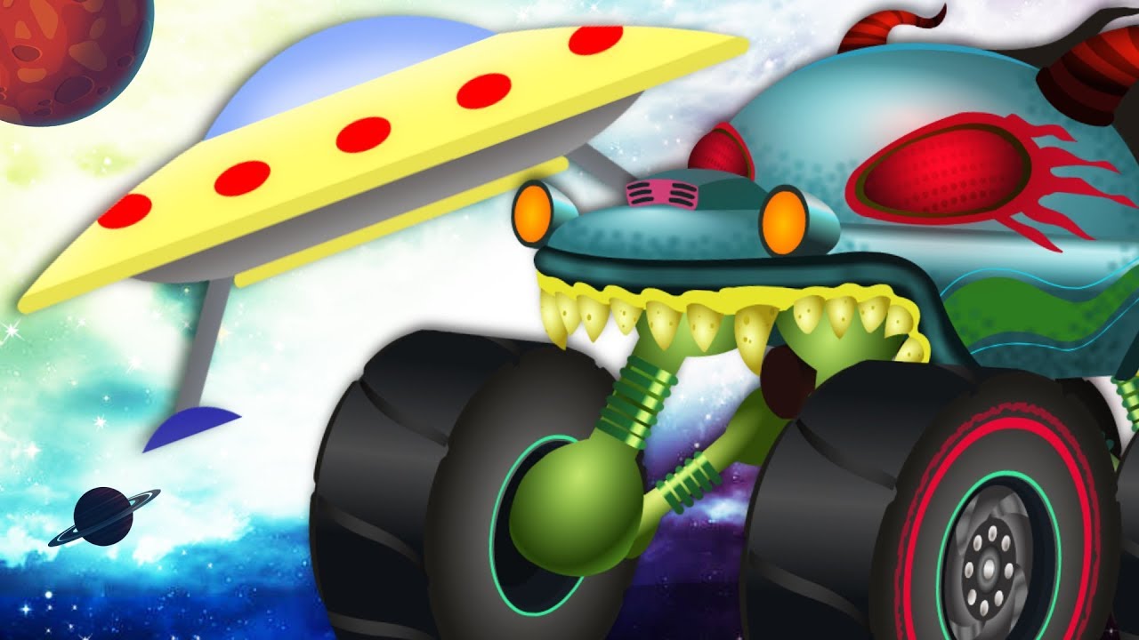 Alien Invasion | Haunted House Monster | Truck Videos by Kids Channel ...