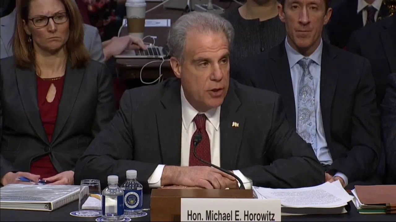IG Horowitz: “Deeply Concerned” By “Basic, Fundamental, & Serious” FISA ...