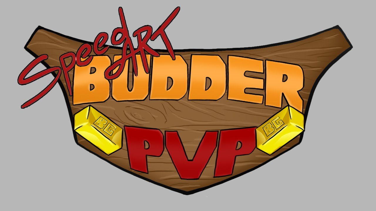 Minecraft speedART #6/Budder PVP logo desing - YouTube