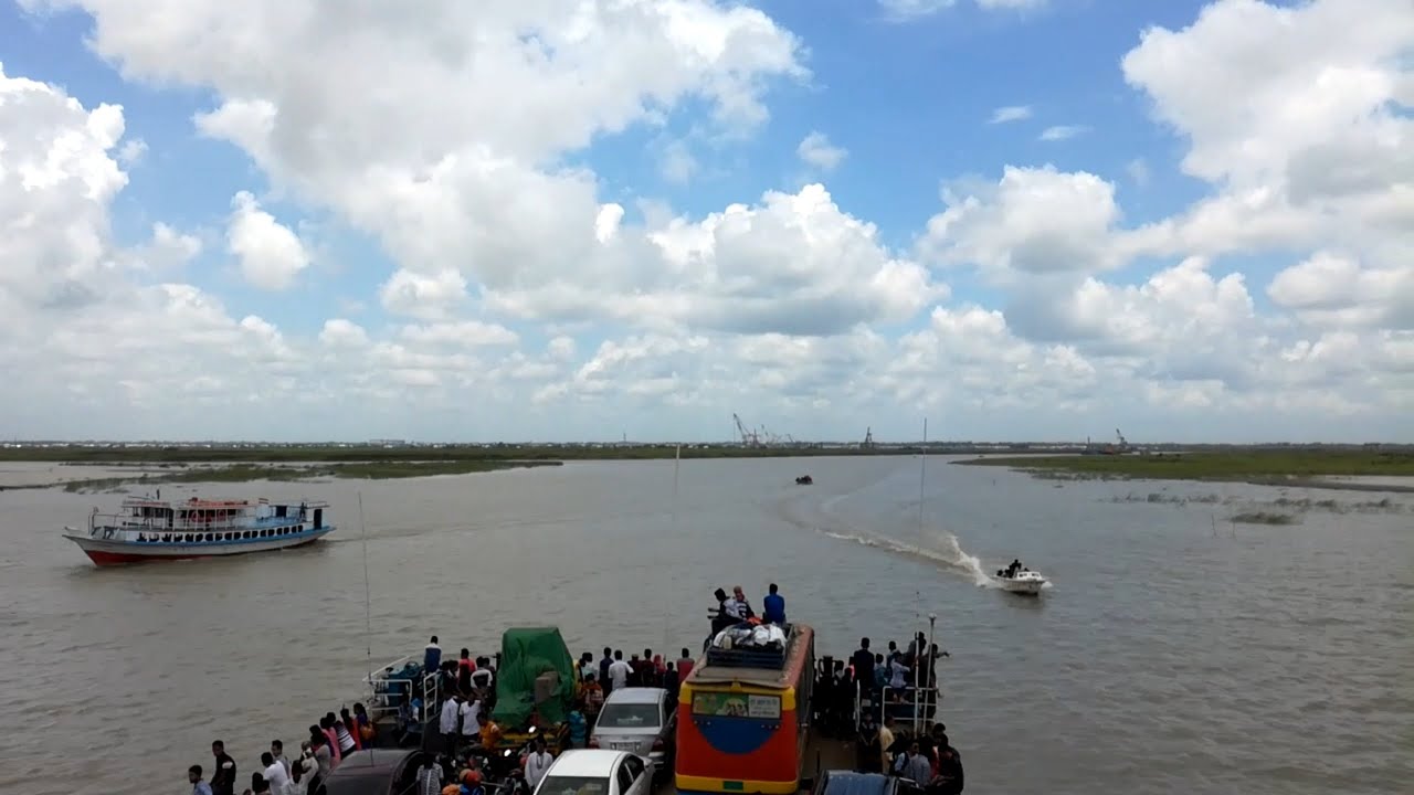 An awesome time lapse of river from Ferry with beautiful sky.#timelapse ...