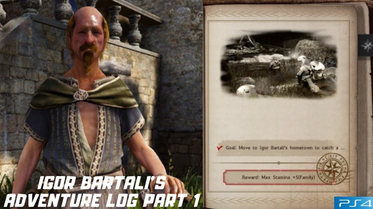 Black Desert Igor Bartali's Adventure Log Part 1 Ps4 - YouTube