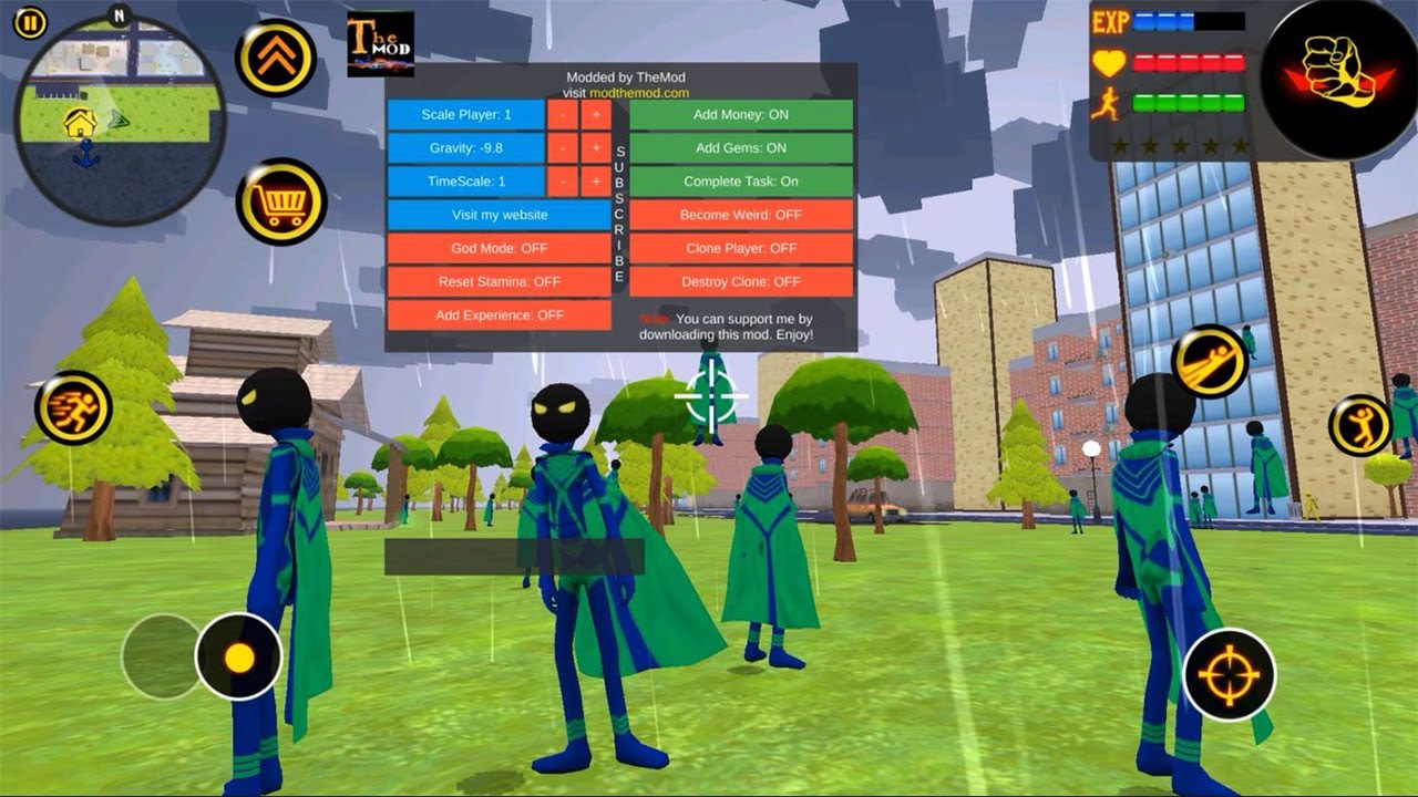 Stickman Superhero Mod Apk (999999999 Stickman Superhero ) Part 1 - YouTube